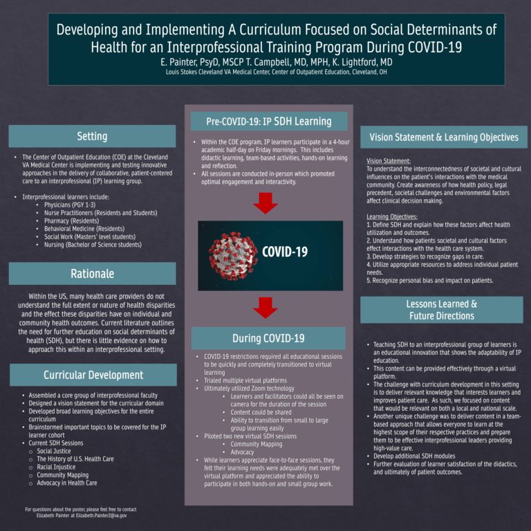 Poster 06 – Developing and Implementing a Curriculum Focused on Social ...