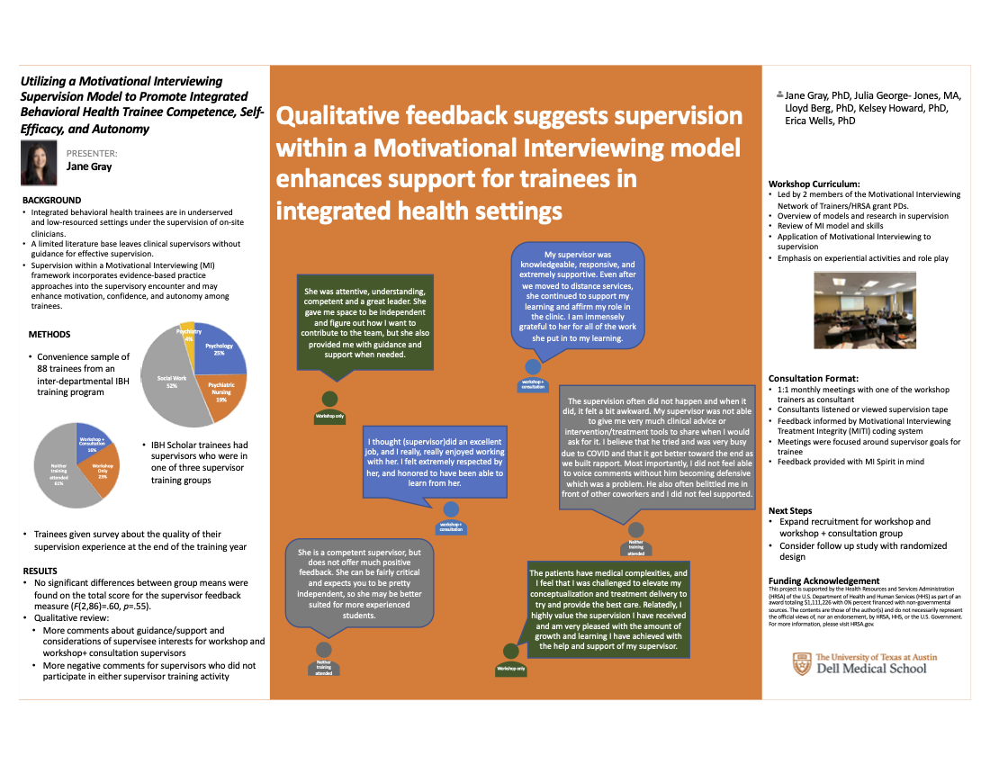 Poster 23 - Utilizing a Motivational Interviewing Supervision Model to ...